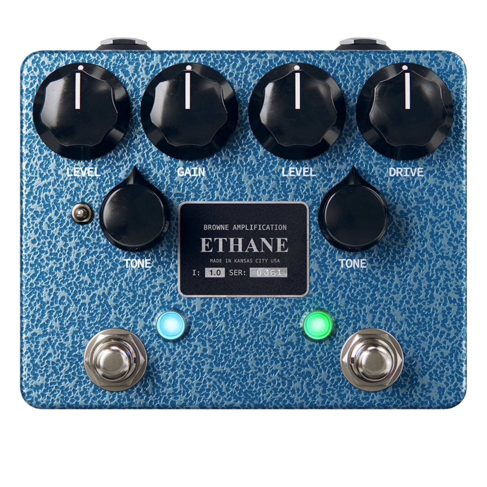 Browne Amplification Ethane Double Over Drive Blue Silver Vein – These ...